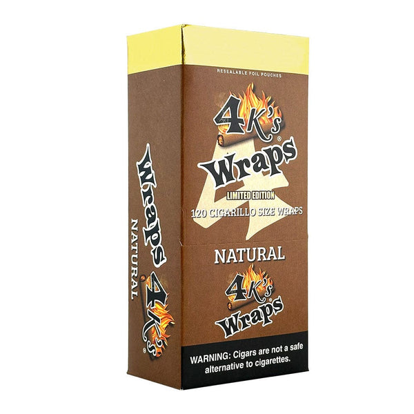 Good Times 4k's Wraps Natural - BnB Tobacco