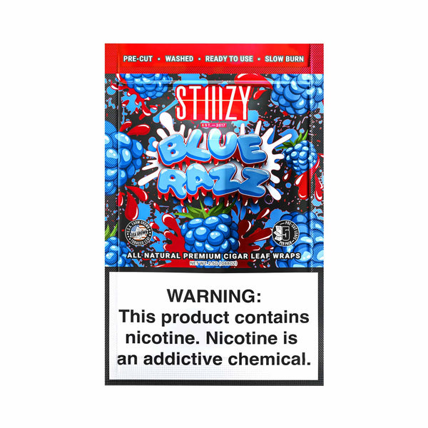 STIIIZY Blue Razz Blunt Wraps - BnB Tobacco