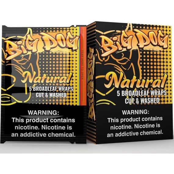 Big Dog Natural Loose Leaf Wraps | BnB Tobacco