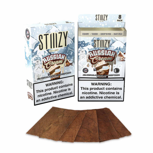 STIIIZY Russian Cream Blunt Wraps - BnB Tobacco