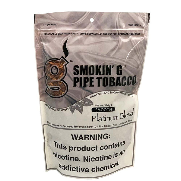 Smokin' G Smooth Platinum Pipe Tobacco - BnB Tobacco