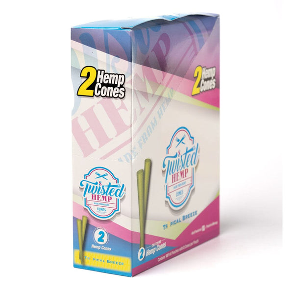 Twisted Hemp Tropical Breeze Pre-rolled Cones - BnB Tobacco