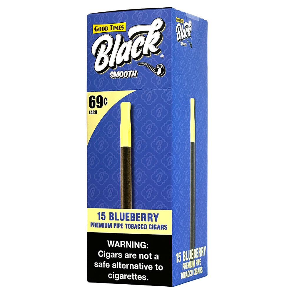 Good Times Black Smooth Blueberry Cigars | Machine Made | BnB Tobacco