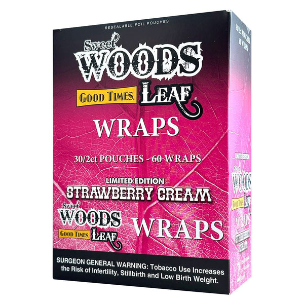 Sweet Woods Strawberry Cream Leaf Wraps | BnB Tobacco