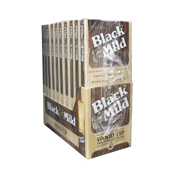 Black & Mild Regular Wood Tip Cigars | Machine Made | BnB Tobacco
