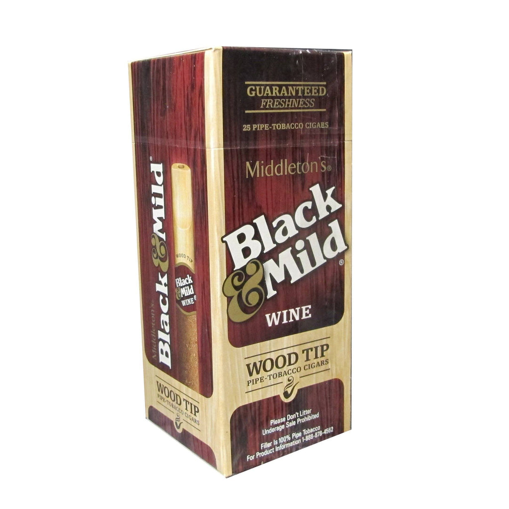 Shop Black & Mild Wine Wood Tip Cigars | Machine Made | BnB Tobacco