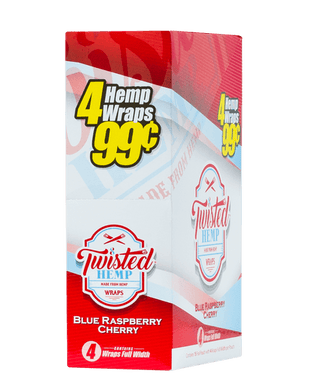 Twisted Hemp Blue Raspberry Wraps - BnB Tobacco