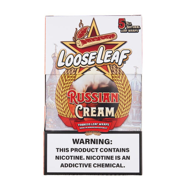 LooseLeaf Blunt Wraps Russian Cream | BnB Tobacco