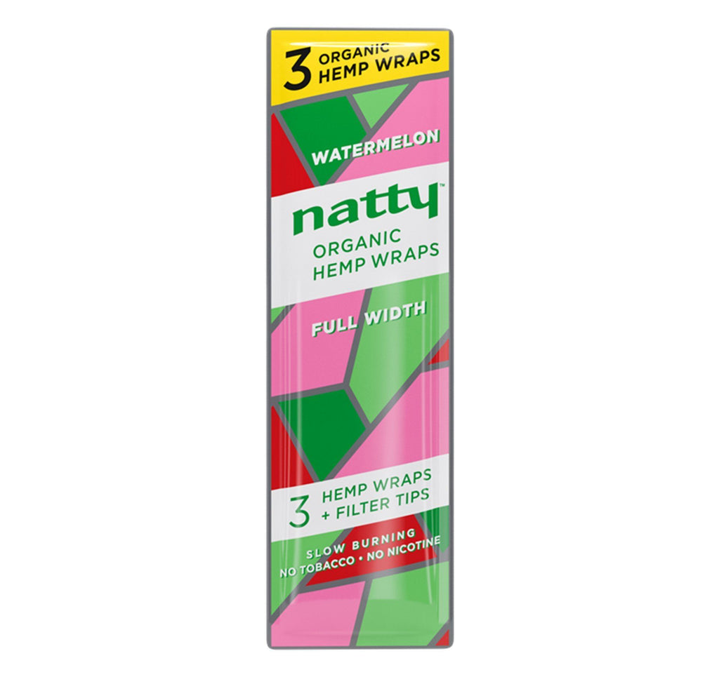 Natty Organic Hemp Watermelon Wraps | BnB Tobacco